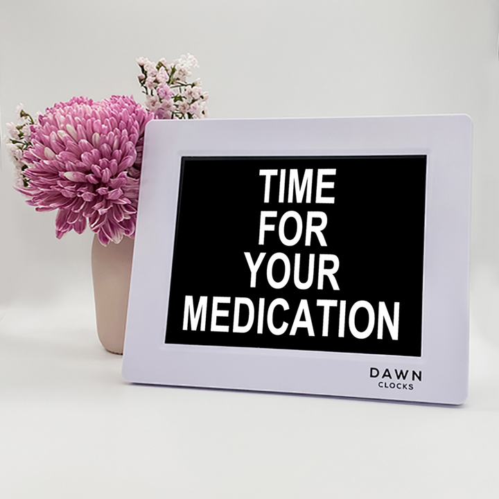 Original Dawn Clock - 8inch Digital Calendar and Reminder Clock – Back ...