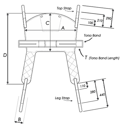 Invacare General Purpose Sling w/Head Support Mesh – Back to sleep