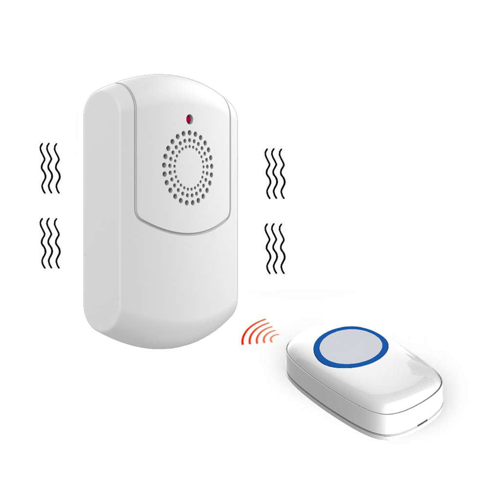 Tabtimer Vib-Ra-Bell - wireless doorbell & vibrating shaker receiver b ...