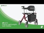 ASPIRE Vogue Lightweight 2 Aluminium Walker – Back to sleep